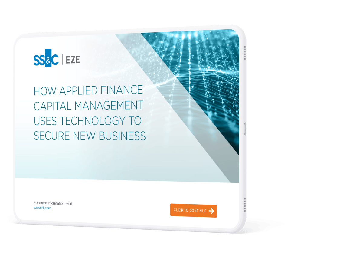 How Applied Finance Uses Technology to Secure New Business | SS&C Eze
