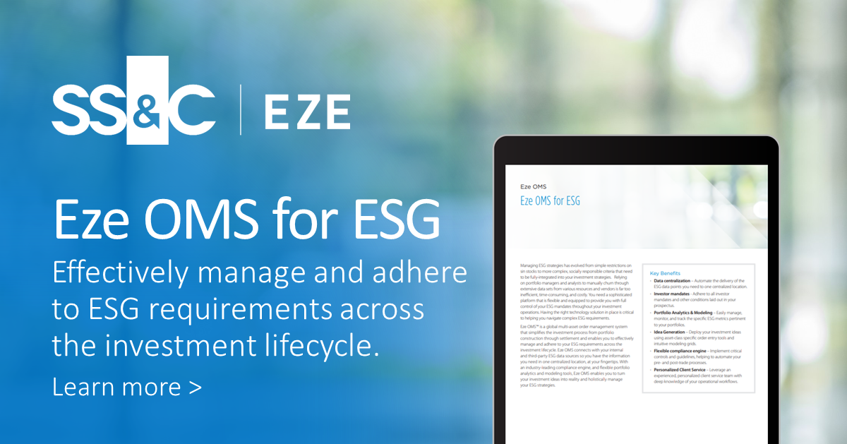Eze OMS for ESG