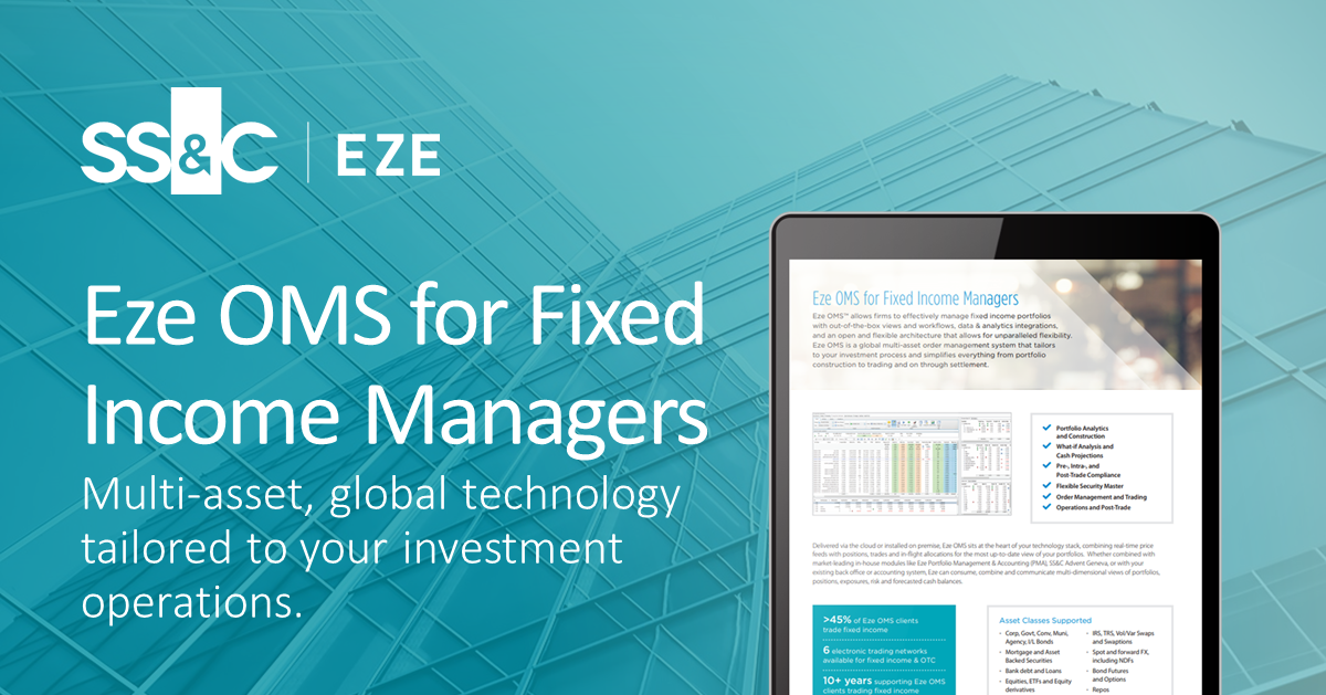 Eze OMS for Fixed Income Managers