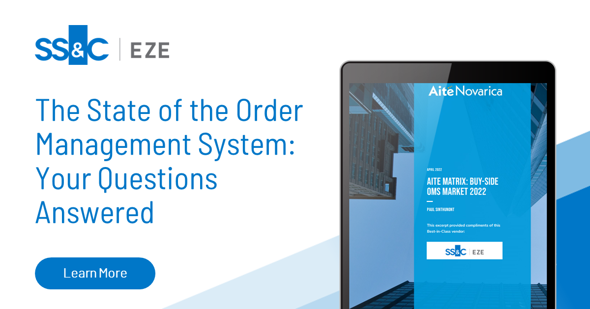 SS&C Eze Named Top ‘Best-In-Class’ OMS Vendor by Aite-Novarica